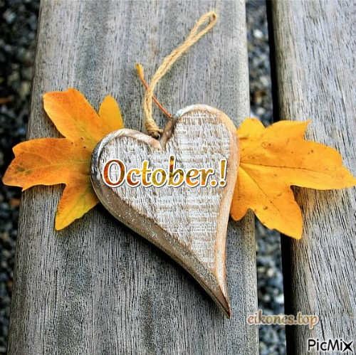 Wood Heart October Quote Pictures, Photos, and Images for Facebook ...