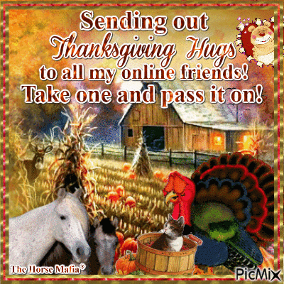 Sending Out Thanksgiving Hugs Pictures, Photos, and Images for Facebook ...