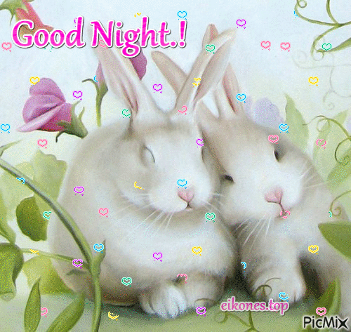 Sleeping Bunnies Good Night Gif Pictures, Photos, and Images for ...