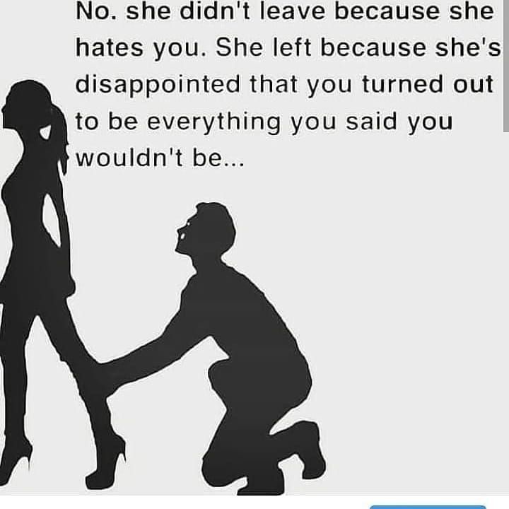 She Left Because She's Disappointed Pictures, Photos, and Images for ...