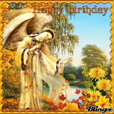 Angelic Fall Happy Birthday Gif Pictures, Photos, and Images for ...