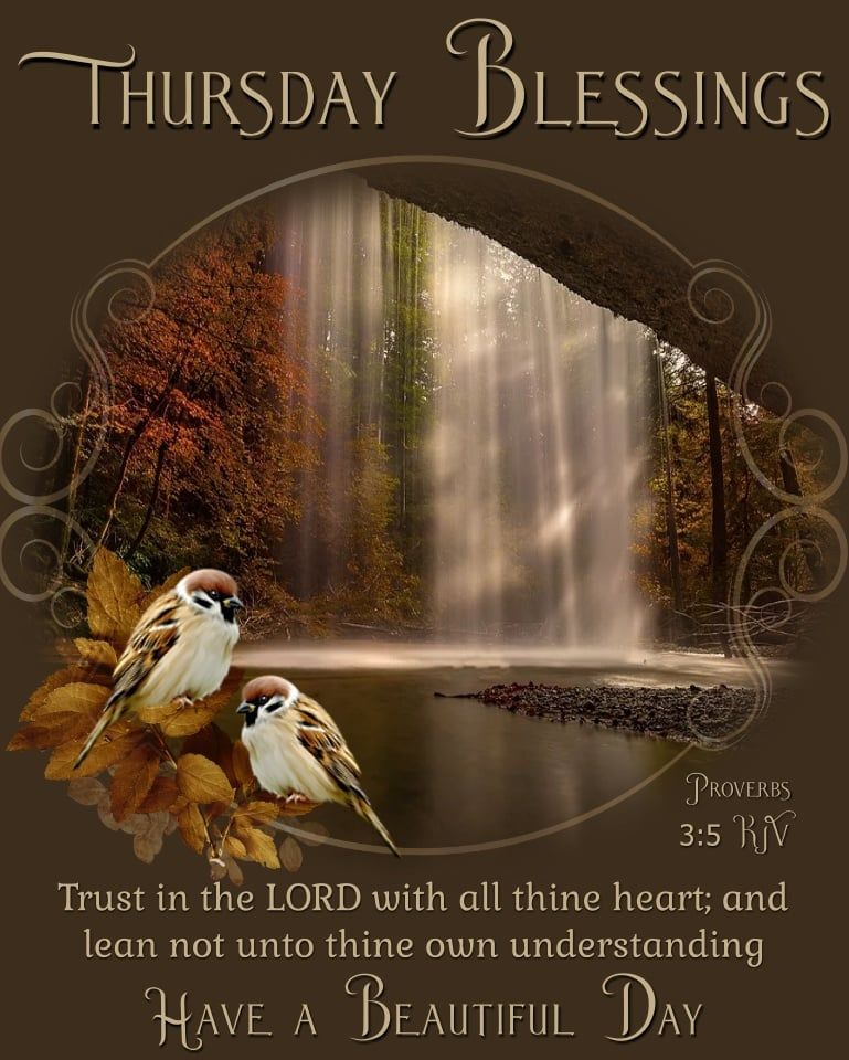 Trust In The Lord With All Thine Heart; Thursday Blessings Pictures ...