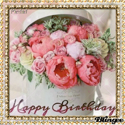 Peony Happy Birthday Gif Pictures, Photos, and Images for Facebook ...