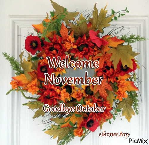 Fall Wreath Welcome November Quote Pictures, Photos, and Images for ...
