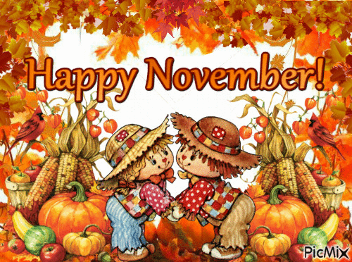 Scarecrow Happy November Gif Pictures, Photos, and Images for Facebook ...