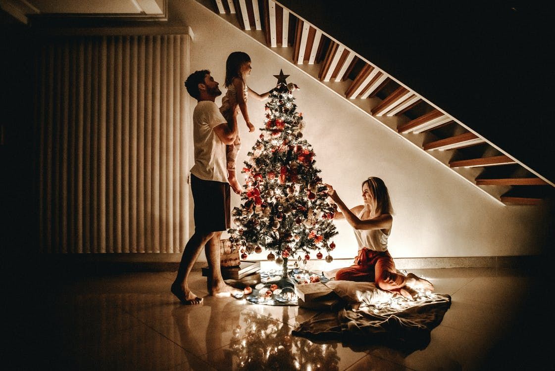 Family Decorating A Christmas Tree Pictures, Photos, and Images for ...
