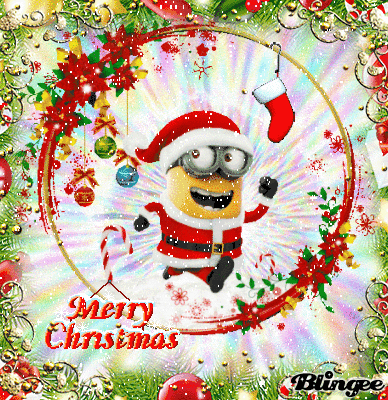 Christmas Minion Gif