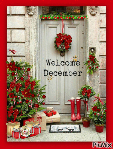 Welcome December Outdoor Decor Gif Pictures, Photos, and Images for ...