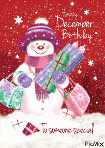 Happy December Birthdays