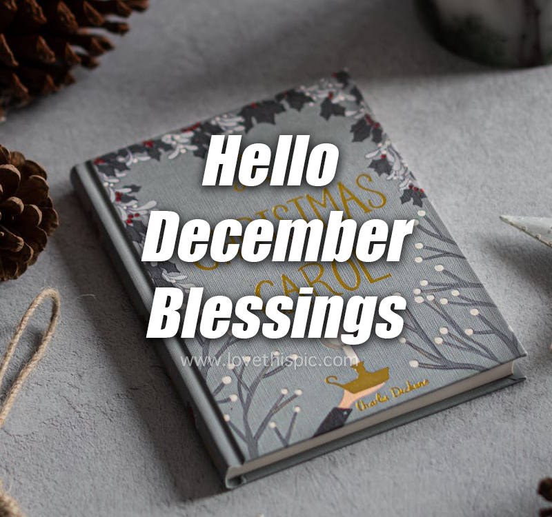 Candle Book Hello December Blessings Pictures, Photos, and Images for ...