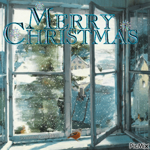 Cracked Window Merry Christmas Gif Pictures, Photos, and Images for ...