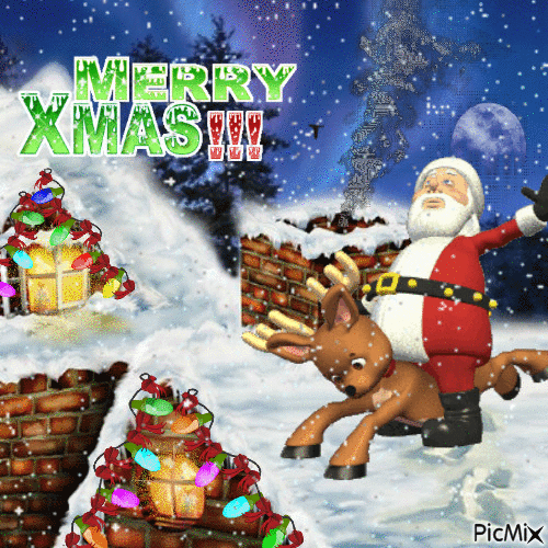 Merry Xmas Bouncing Santa Gif Pictures, Photos, and Images for Facebook ...