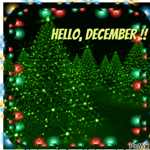 Christmas Tree Hello December Gif Pictures, Photos, and Images for ...