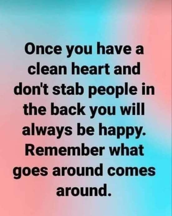 What Goes Around Comes Back Around