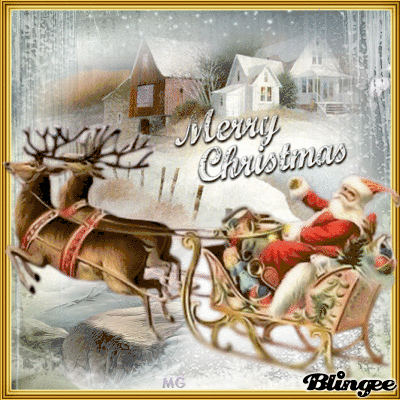 Vintage Santa With Sleigh Pictures, Photos, and Images for Facebook ...