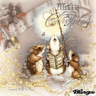 Singing Mice Merry Christmas Gif Pictures, Photos, and Images for ...