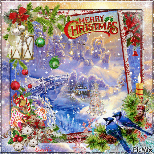 Blue Bird Merry Christmas Gif Pictures, Photos, and Images for Facebook ...