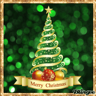 Blinking Christmas Tree Gif