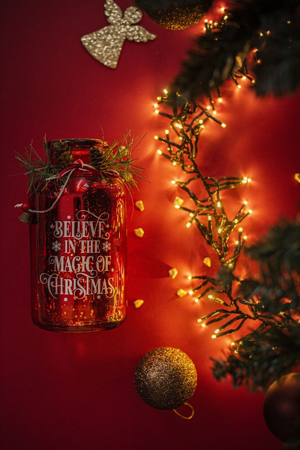 Christmas Cider Bottle With Bright Christmas Lights Pictures, Photos ...