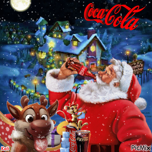 Santa Drinking Coca Cola Pictures, Photos, and Images for Facebook ...