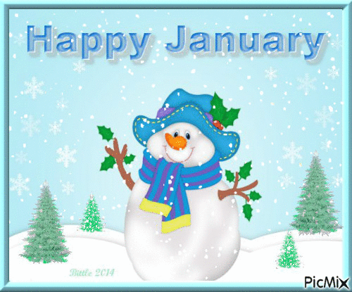 Happy January Happy Snowman Gif Pictures, Photos, and Images for ...