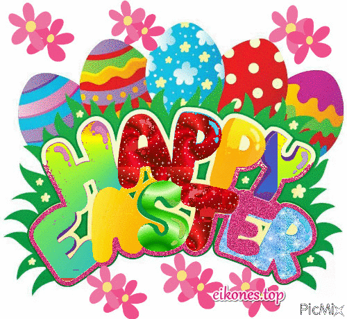 Floral Colorful Happy Easter Gif Pictures, Photos, and Images for ...