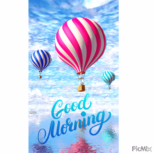 Air Balloon Good Morning Gif Pictures, Photos, and Images for Facebook ...