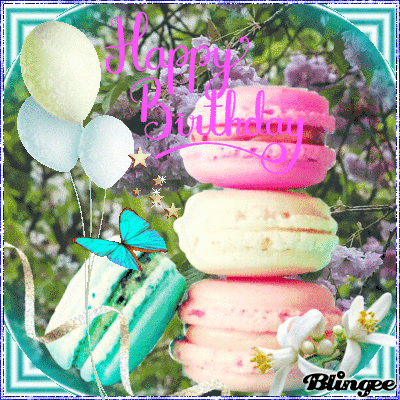 Macaron Happy Birthday Gif Pictures, Photos, and Images for Facebook ...