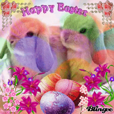 Colorful Happy Easter Bunnies Pictures, Photos, and Images for Facebook ...