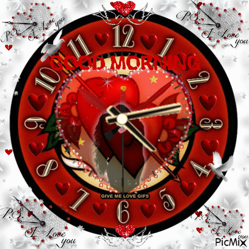 Clock Good Morning Animation Pictures, Photos, and Images for Facebook ...