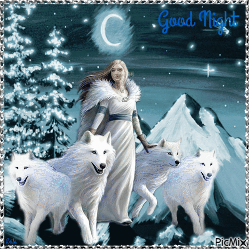 Good Night Wolves & Lady Pictures, Photos, and Images for Facebook ...