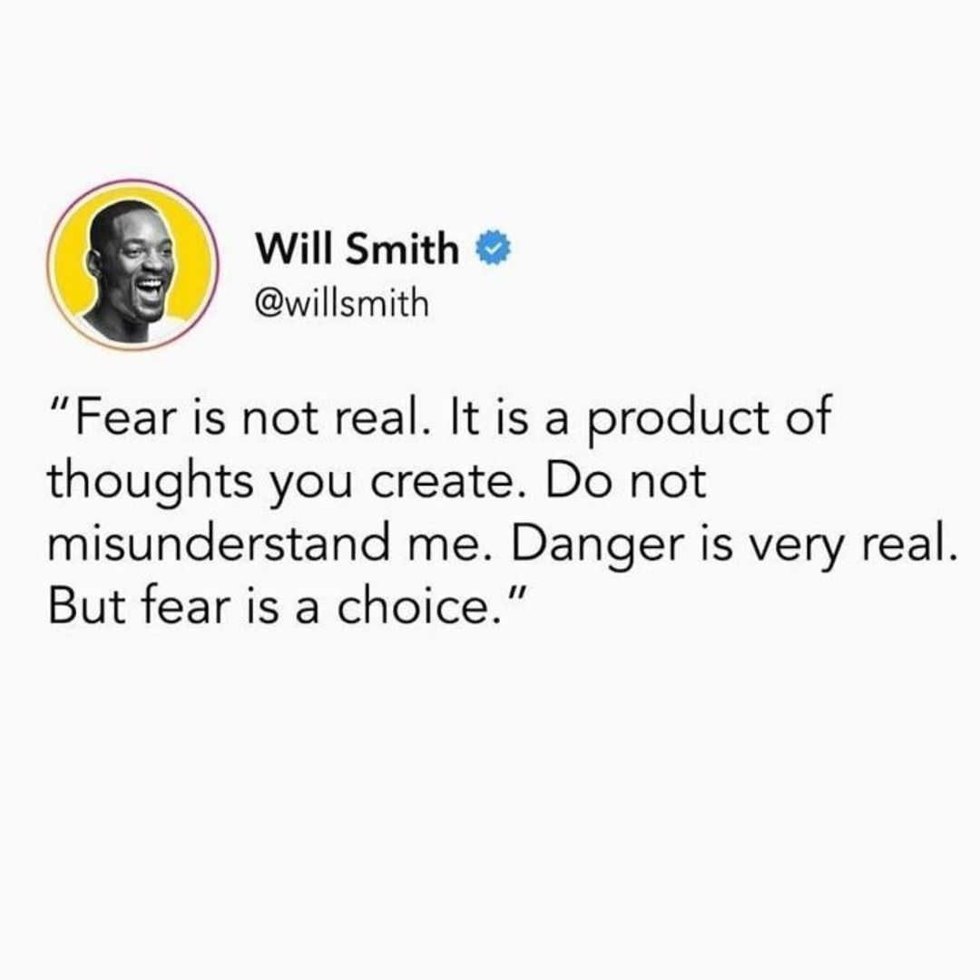 Fear Is Not Real, Fear Is A Choice Pictures, Photos, and Images for ...