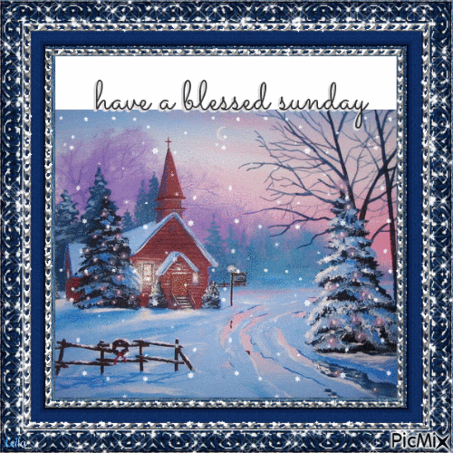 Snowfall Church Blessed Sunday Pictures, Photos, and Images for ...