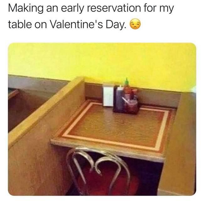 Making An Early Reservation For My Table On Valentine's Day Pictures ...