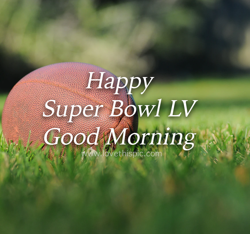 Football In Grass Super Bowl LV Good Morning Pictures, Photos, and ...