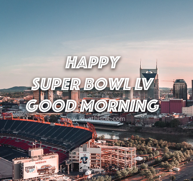 Aerial Arena Happy Super Bowl LV Good Morning Pictures, Photos, and ...