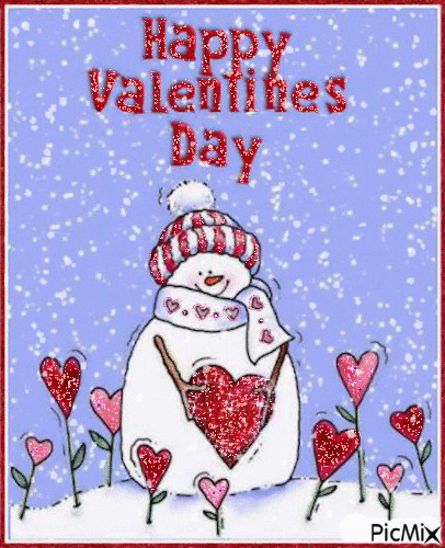 Winter Snowman Happy Valentine's Day Pictures, Photos, and Images for ...