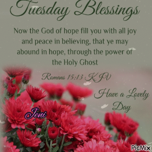 God Of Hope, Tuesday Blessings Pictures, Photos, and Images for ...
