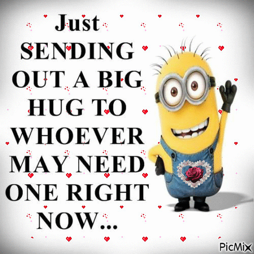 Minions Hug Gif