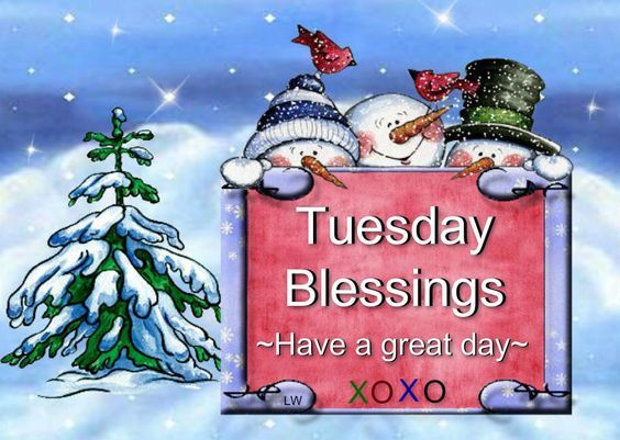Snowman Winter Tuesday Blessings Pictures, Photos, and Images for ...