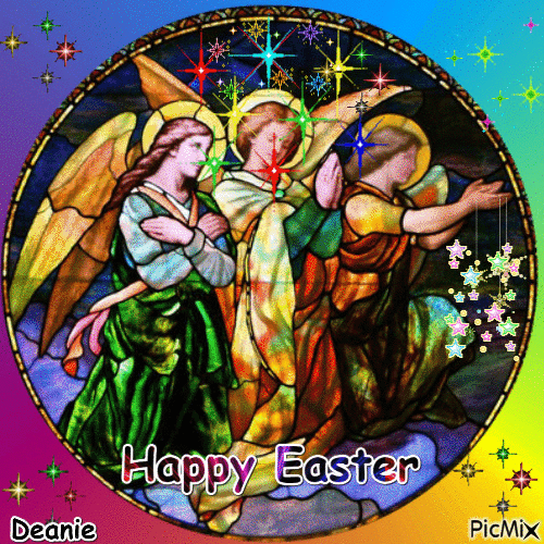 Stain Glass Angels - Happy Easter Pictures, Photos, and Images for ...