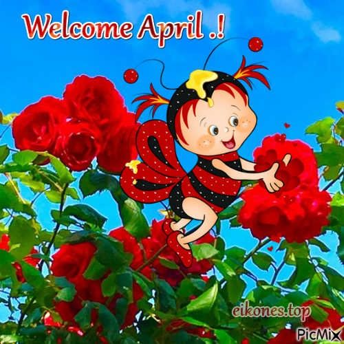 Cute Bee Welcome April Pictures, Photos, and Images for Facebook ...