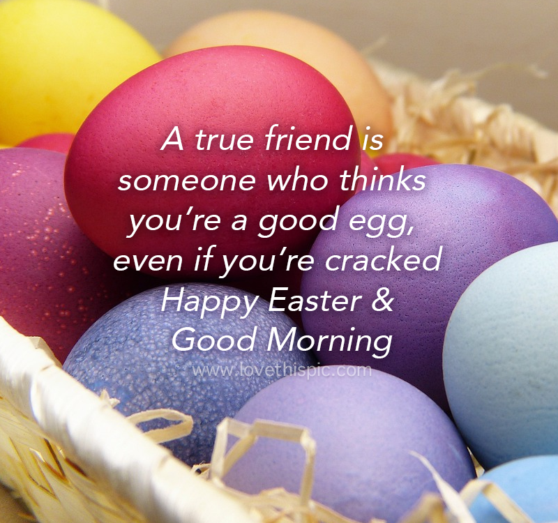 A True Friend Is Someone Who Thinks You’re A Good Egg, Even If You’re ...