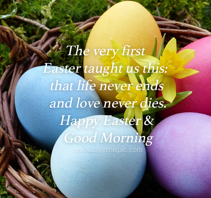 The Very First Easter Taught Us This: That Life Never Ends And Love ...
