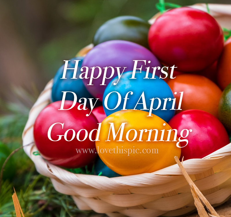 Painted Eggs - Happy First Day Of April, Good Morning Pictures, Photos ...