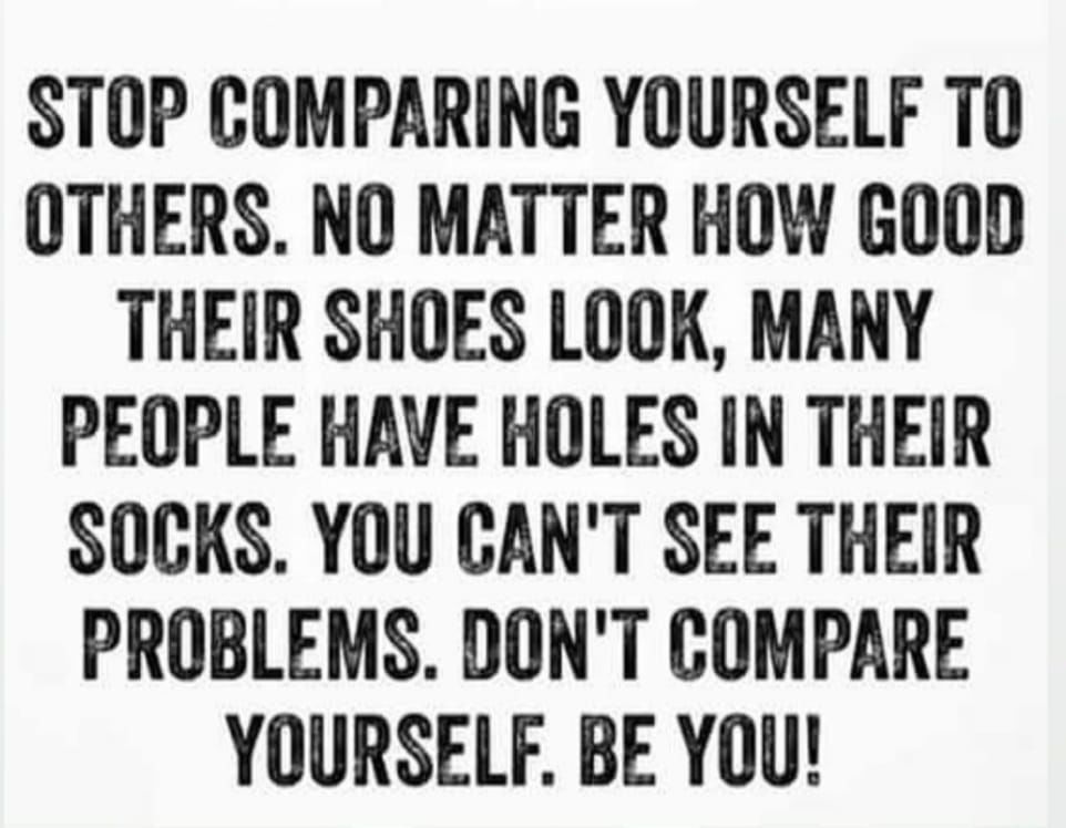 Stop Comparing Yourself To Others Pictures, Photos, and Images for ...