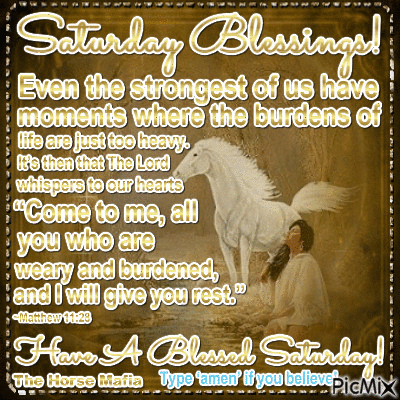 Scripture On Burdens - Saturday Blessings Pictures, Photos, and Images ...