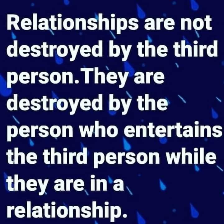 Relationships Are Not Destroyed By The Third Person Pictures, Photos ...