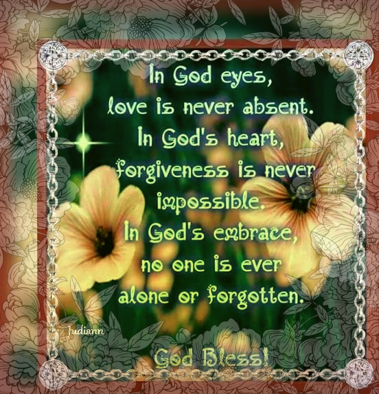 In God's Embrace, No One Is Ever Alone Of Forgotten Pictures, Photos ...