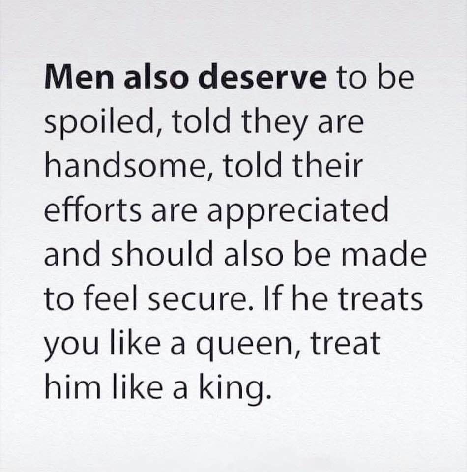 Men Also Deserve To Be Spoiled Pictures, Photos, and Images for ...